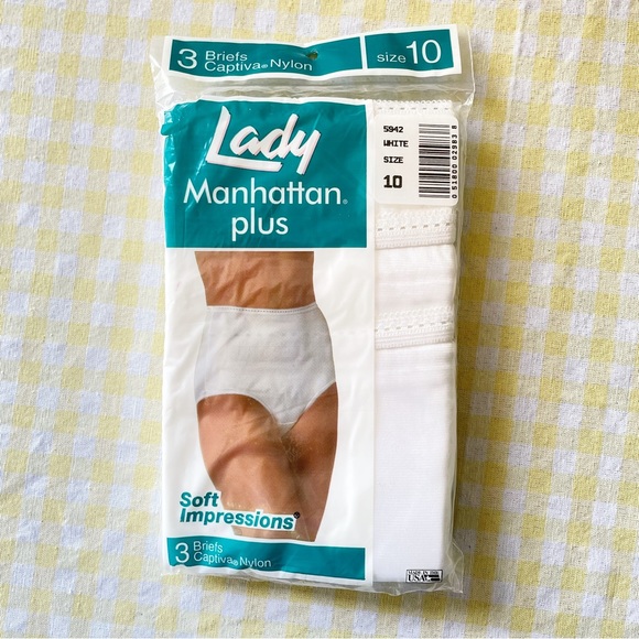 Vintage | Intimates & Sleepwear | Vintage 8s Lady Manhattan Plus Brief ...